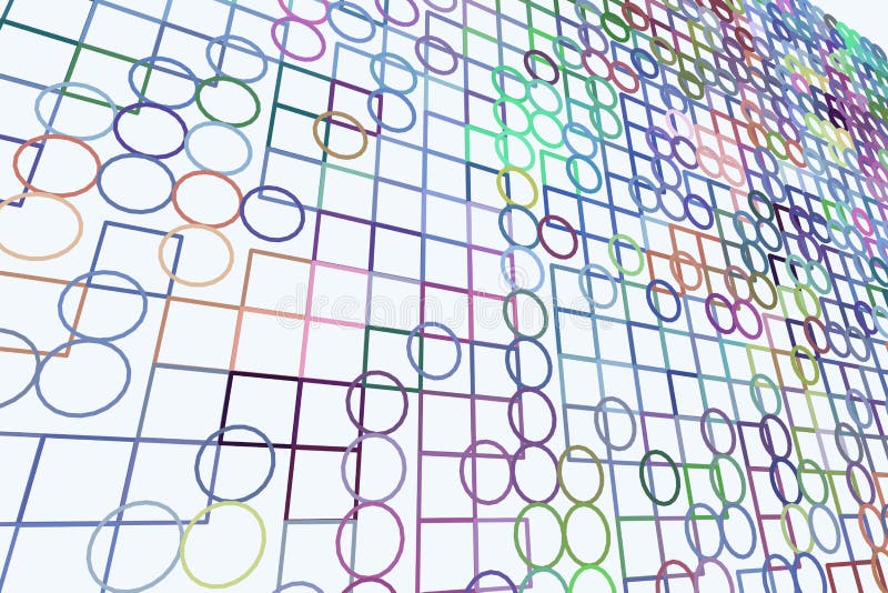 Background Abstract Ellipse & Square Box Pattern for Design ...