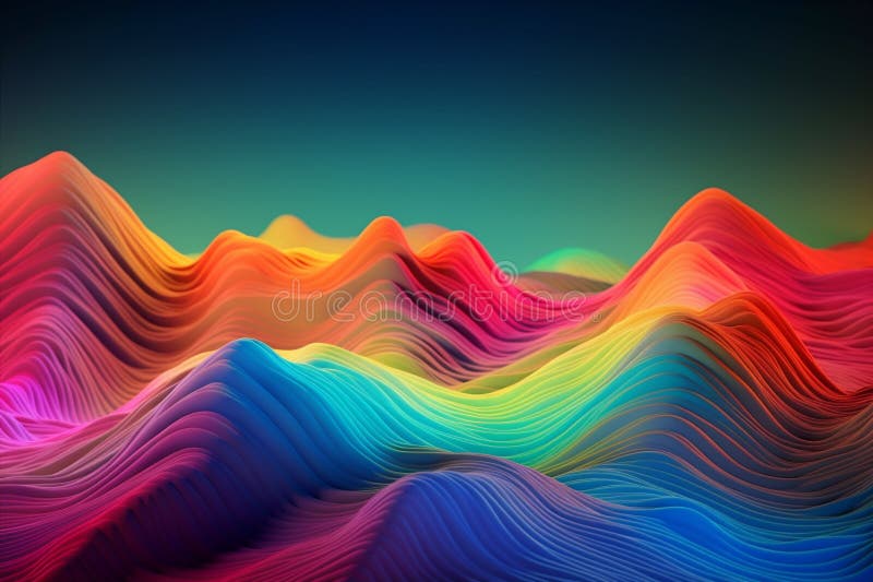 Background Abstract Flow Wallpaper Line Bright Neon Design Gradient ...