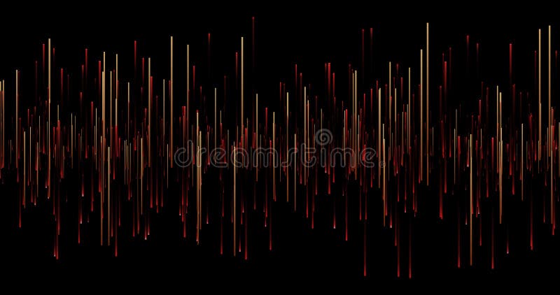 Abstract Futuristic Digital Matrix Background. Centric Motion of Star ...