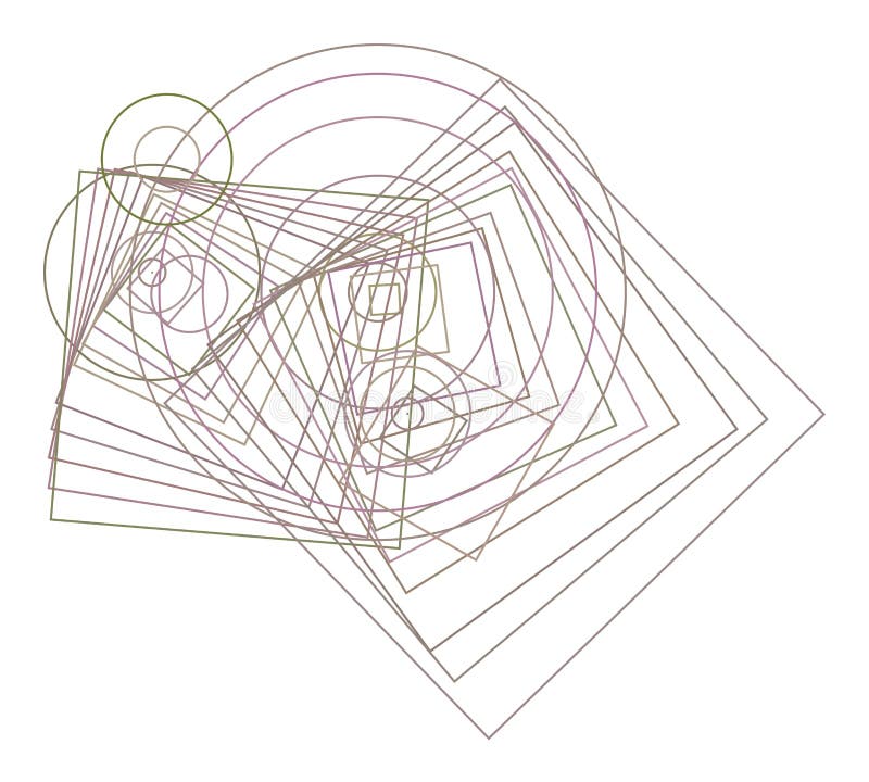 Background Abstract Geometric Ellipse & Square Box Pattern for Design ...