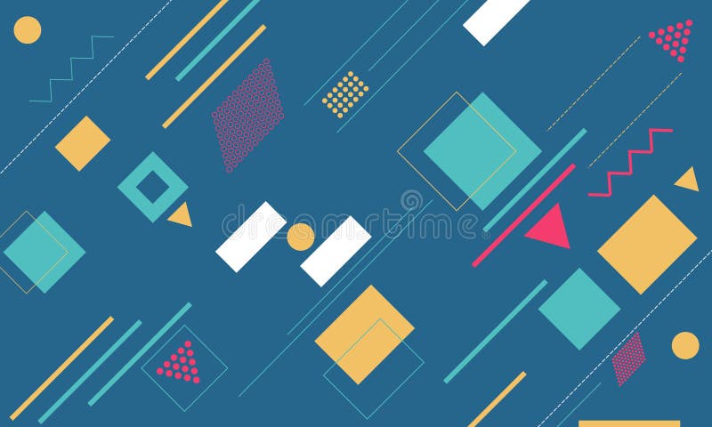 Background with Abstract Geometric Form Line Stock Vector ...