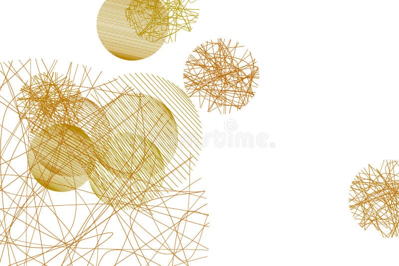 Background Abstract Geometric Messy Random Line Circles Pattern for ...