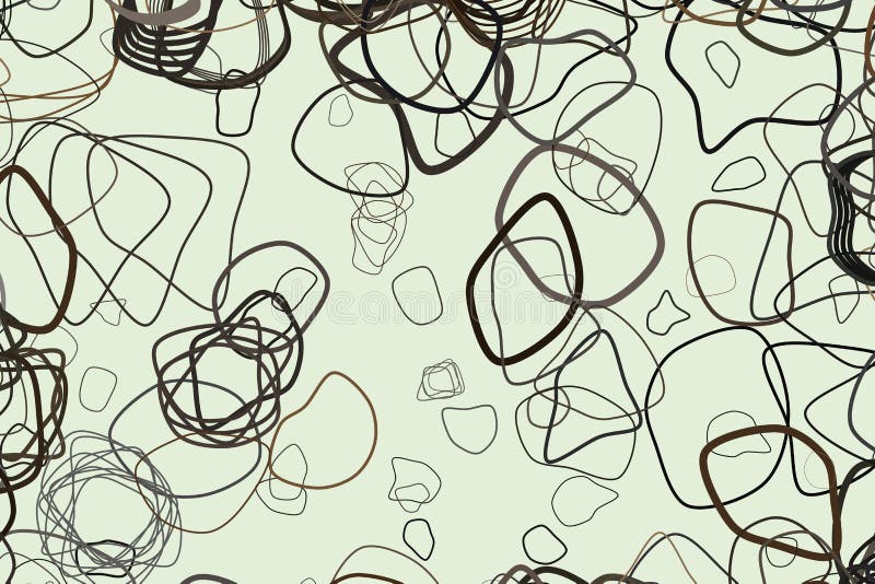 Background Abstract Geometric Random Rounded Shapes Pattern for Design ...