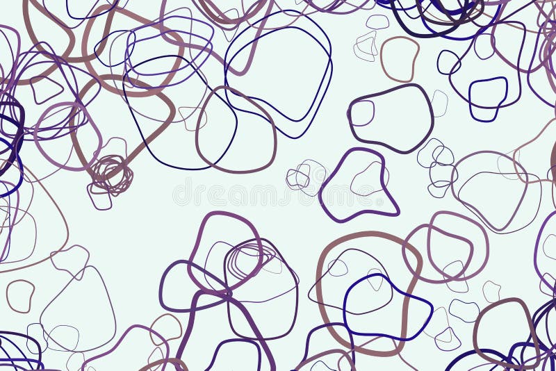 Background Abstract Geometric Random Rounded Shapes Pattern for Design ...