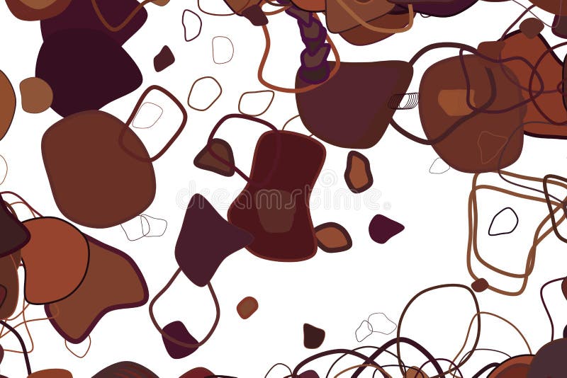 Background Abstract Geometric Random Rounded Shapes Pattern for Design ...