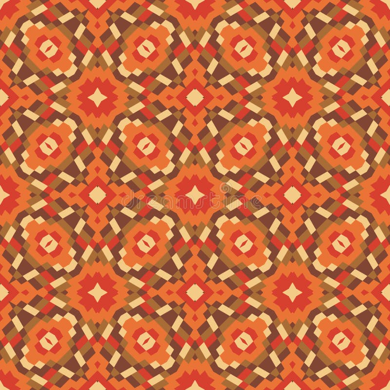 Background Abstract Geometric Style. Seamless Pattern Design. Red ...