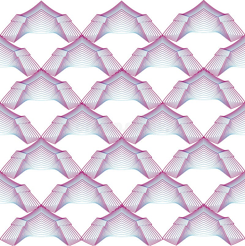 Background with Abstract Geometrical Arches Stock Illustration ...