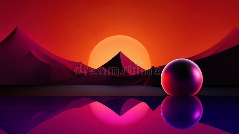 The Background with an Abstract Gradient and a Game of Light and Shadow ...