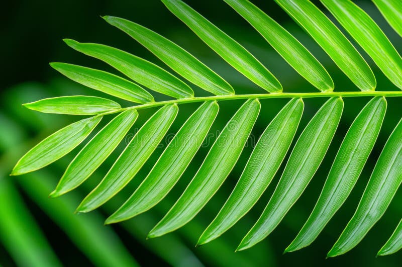 Background with an Abstract Green Striped Nature, Vintage Tone. Leaf ...