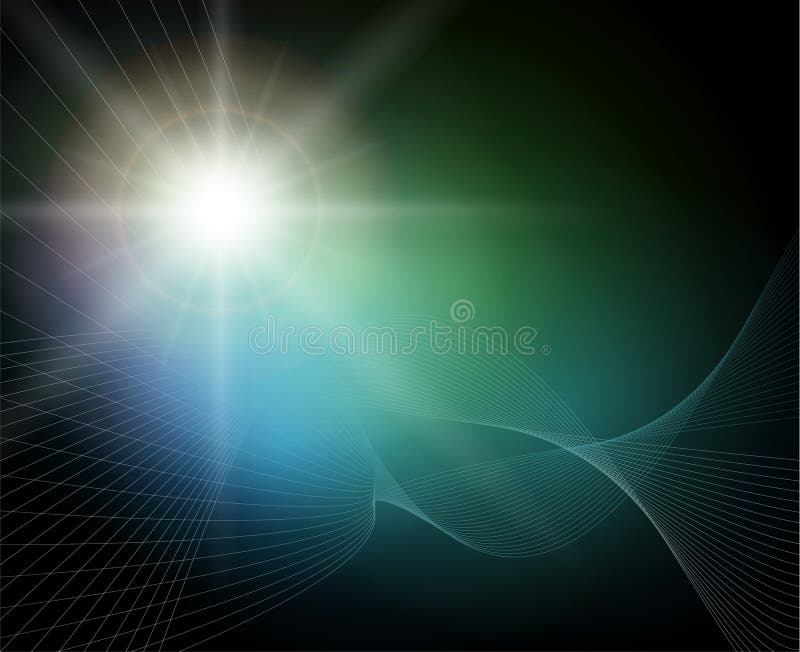 Background abstract lights stock vector. Illustration of smooth - 18354756