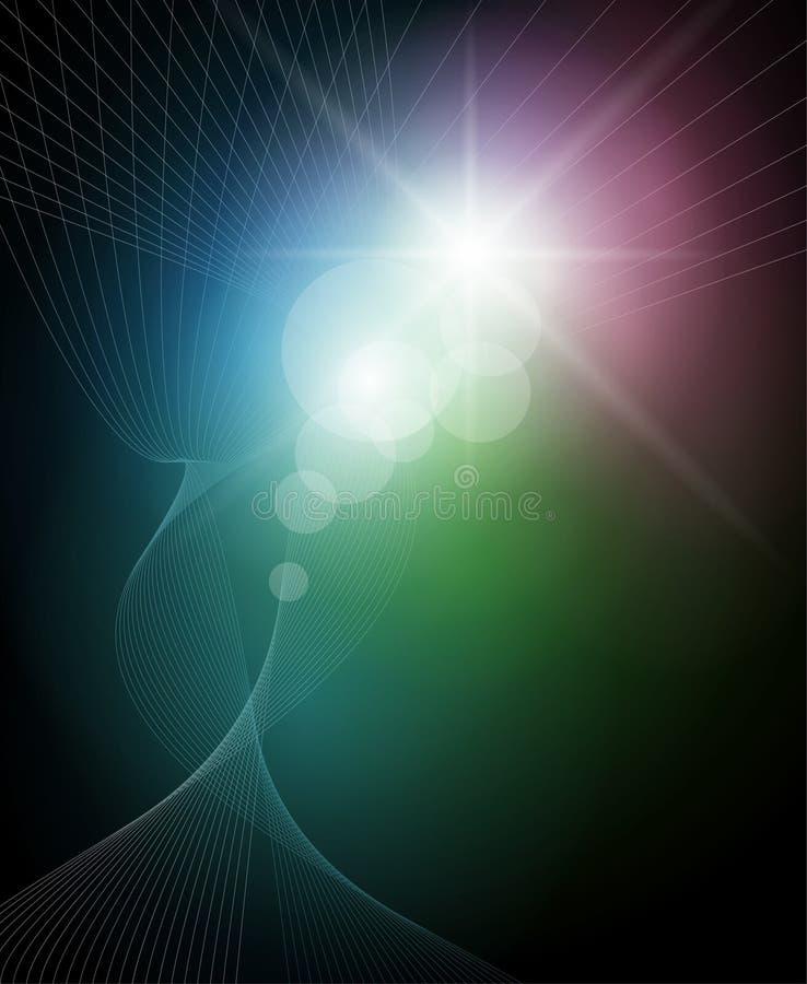 Background abstract lights stock vector. Illustration of pattern - 18354841