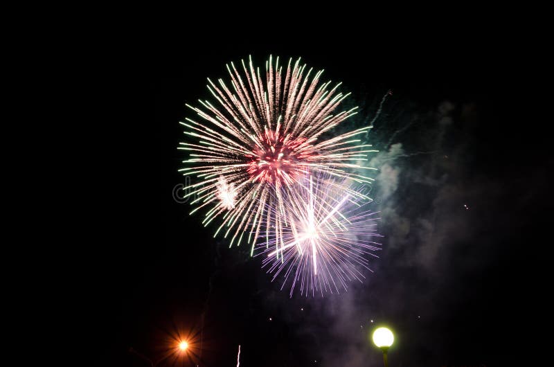 Background Abstract Line of Light from Fireworks in the Sky Stock Image ...