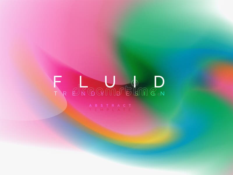 Background Abstract - Liquid Colors Wave Flow Stock Vector ...