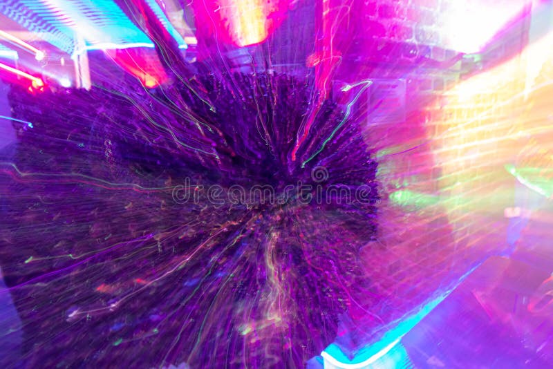 Background Abstract Movement of Light from a Led Lamp in Slow Speed ...