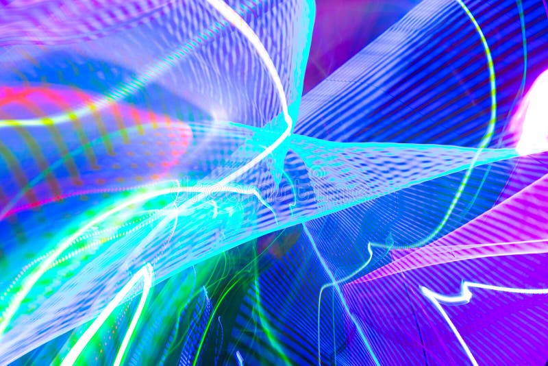 Background Abstract Movement of Light from a Led Lamp in Slow Speed ...