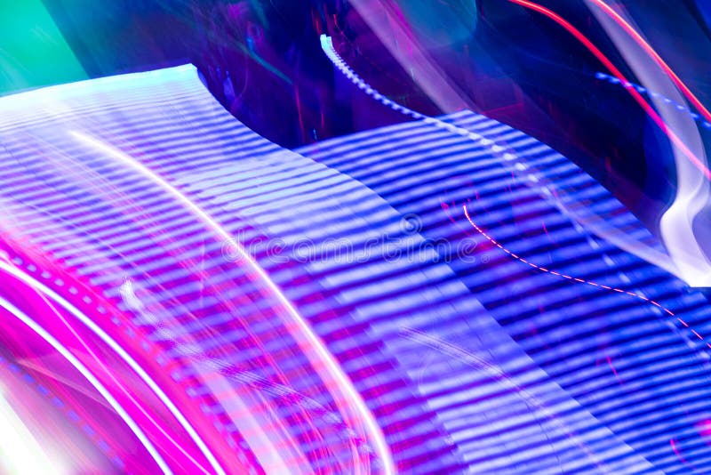 Background Abstract Movement of Light from a Led Lamp in Slow Speed ...