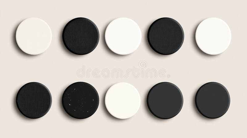 Background with Abstract Objects. Abstract Composition of Rounded ...