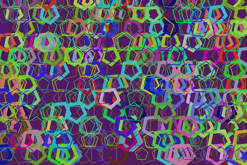Background Abstract Pentagon Pattern for Design. Vector, Cover, Graphic ...
