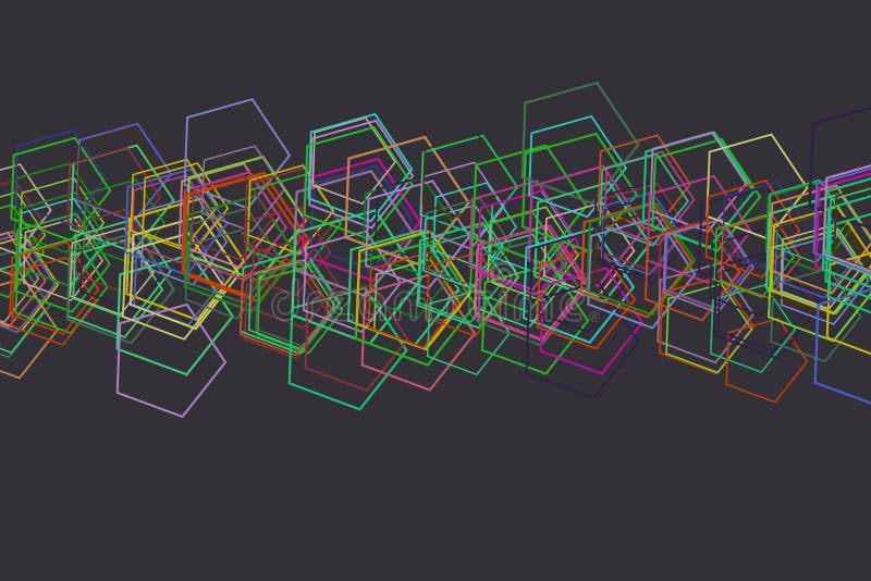 Background Abstract Pentagon Pattern for Design. Geometric, Vector ...