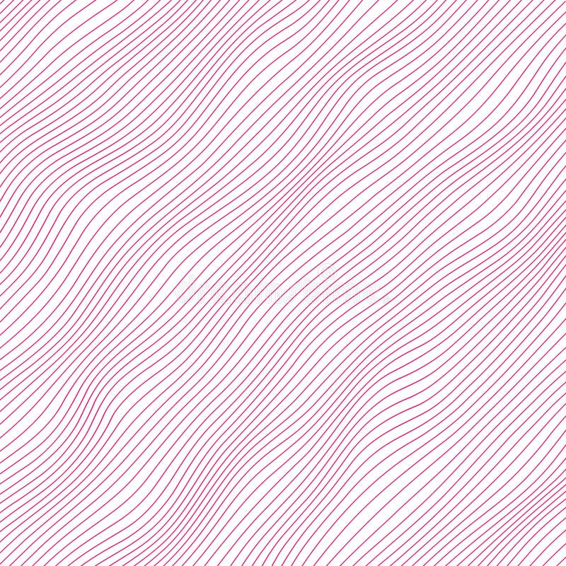 Background with Abstract Pink Colored Vector Wave Lines Pattern Stock ...