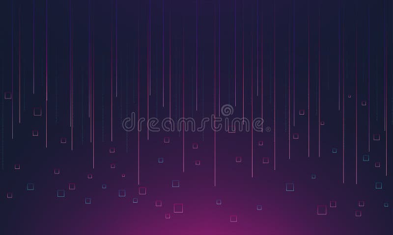 Background Abstract Pixel Rain. Vector Illustration Stock Vector ...