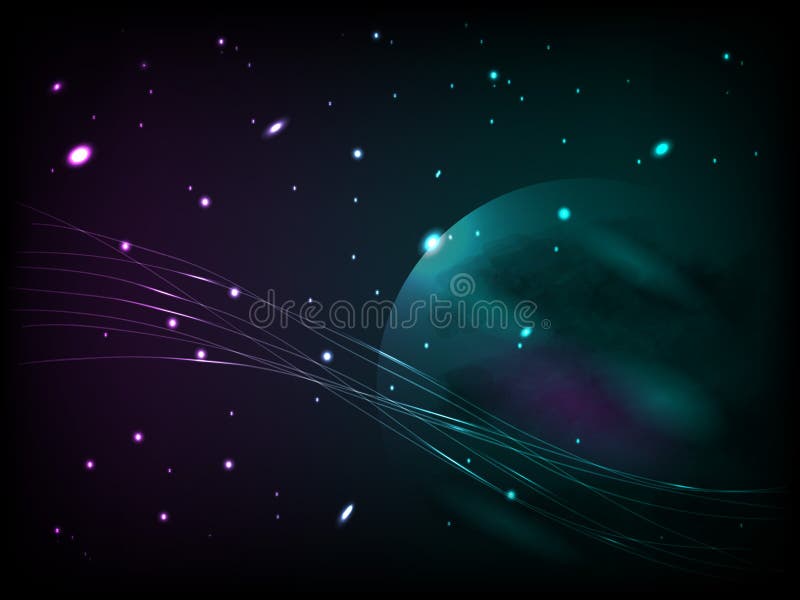 Abstract planet background stock illustration. Illustration of ...