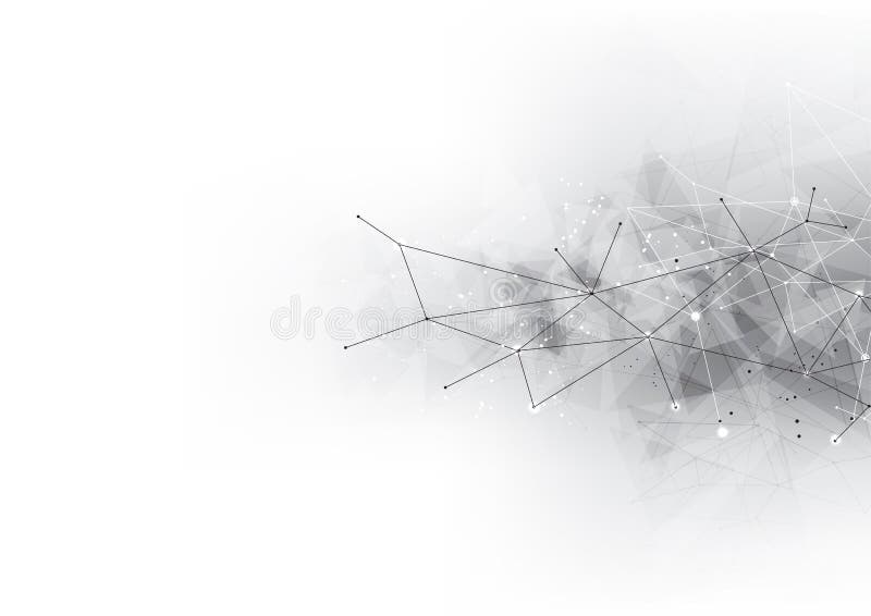 Background Abstract Polygon Data Technology Communication Vector Stock ...