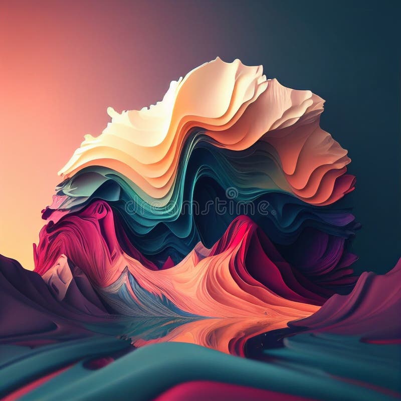 Background with Abstract Shapes. Abstract Color Forms. Desing Template ...