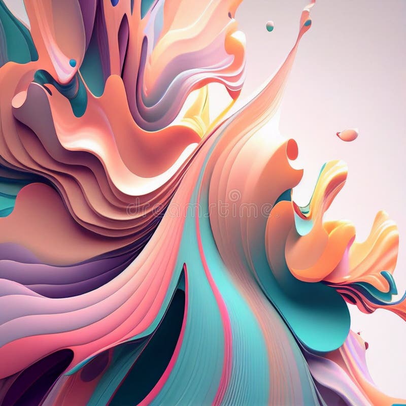 Background with Abstract Shapes. Abstract Color Forms. Desing Template ...