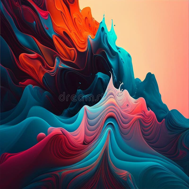 Background with Abstract Shapes. Abstract Color Forms. Desing Template ...