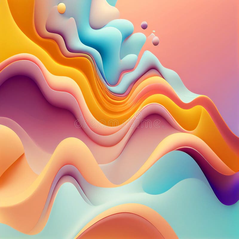 Background with Abstract Shapes. Abstract Color Forms. Desing Template ...