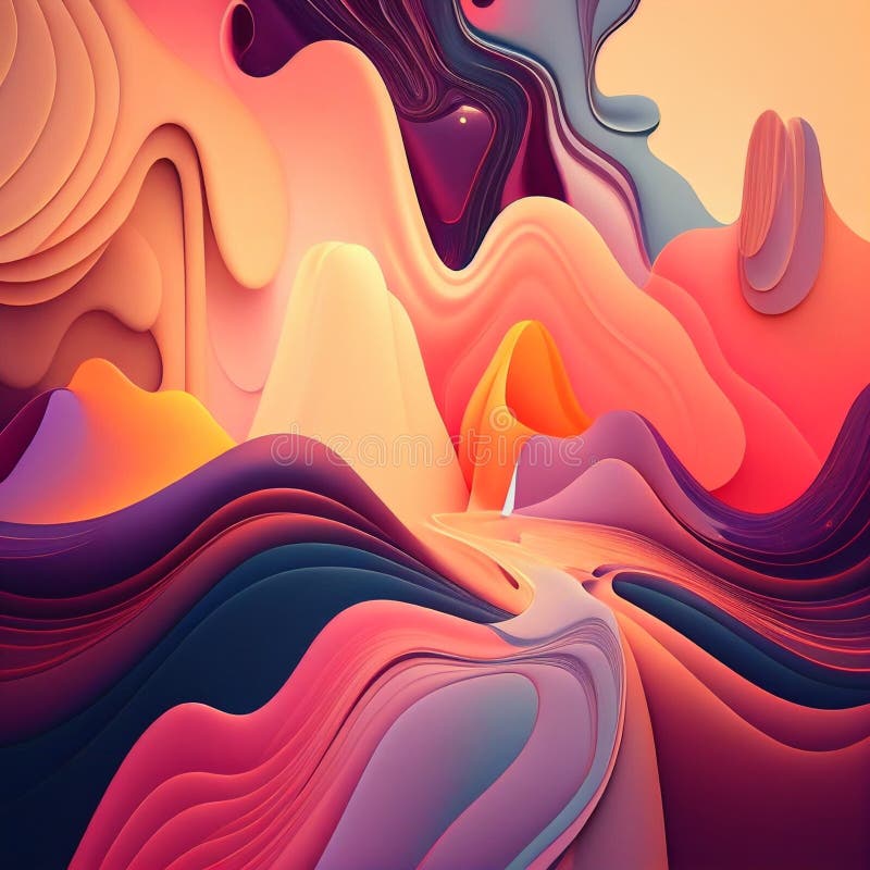 Background with Abstract Shapes. Abstract Color Forms. Desing Template ...