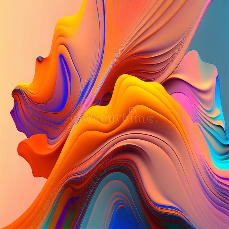 Background with Abstract Shapes. Abstract Color Forms. Desing Template ...