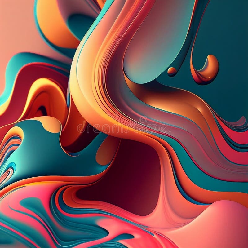 Background with Abstract Shapes. Abstract Color Forms. Desing Template ...