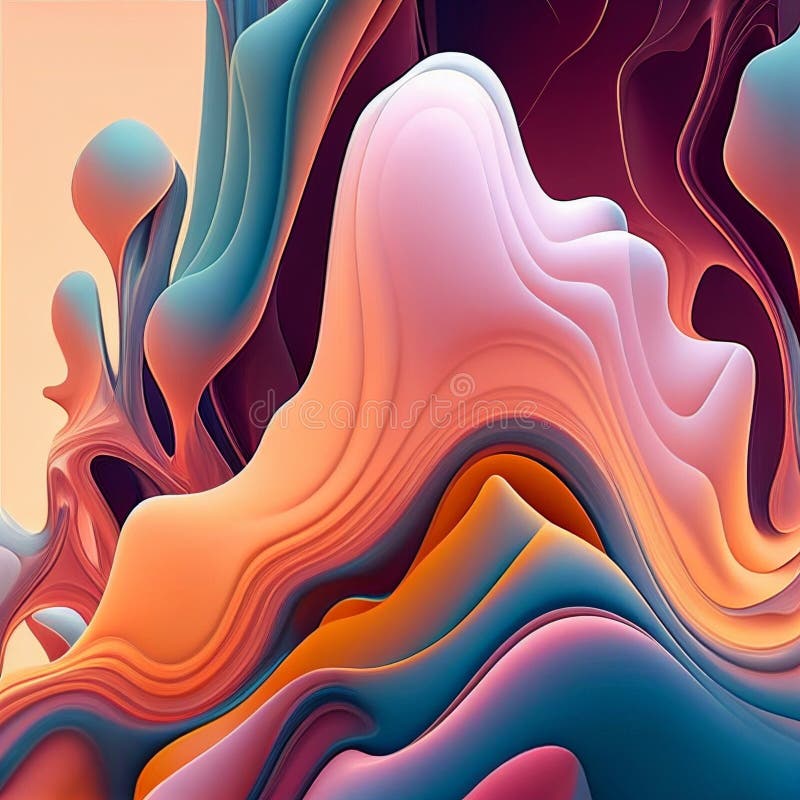 Background with Abstract Shapes. Abstract Color Forms. Desing Template ...