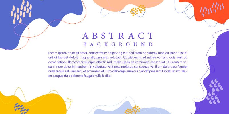 Cute brochure template stock vector. Illustration of data - 65222679