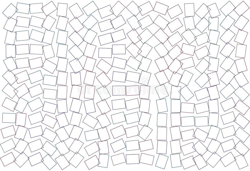 Background Abstract Square, Rectangle Pattern for Design. Messy, Effect ...