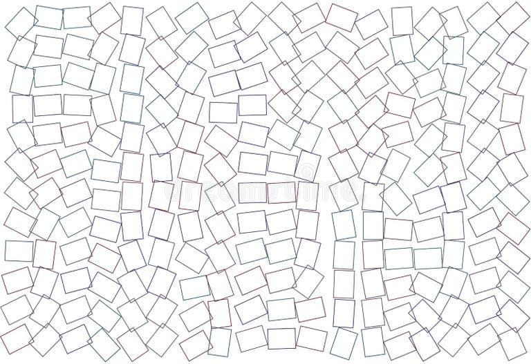 Background Abstract Square, Rectangle Pattern for Design. Messy, Effect ...