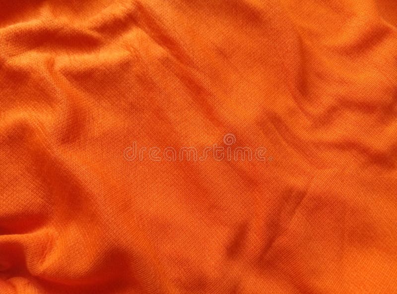 Background Abstract Surface Texture of Wavy Orange Fabric Stock Image ...