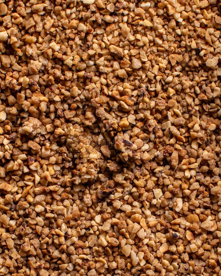 Background Abstract Texture Crushed Nuts Macro Stock Photo - Image of ...