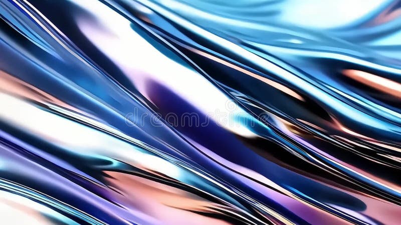 Background from an Abstract Texture of Liquid Bright Metal with Tints ...