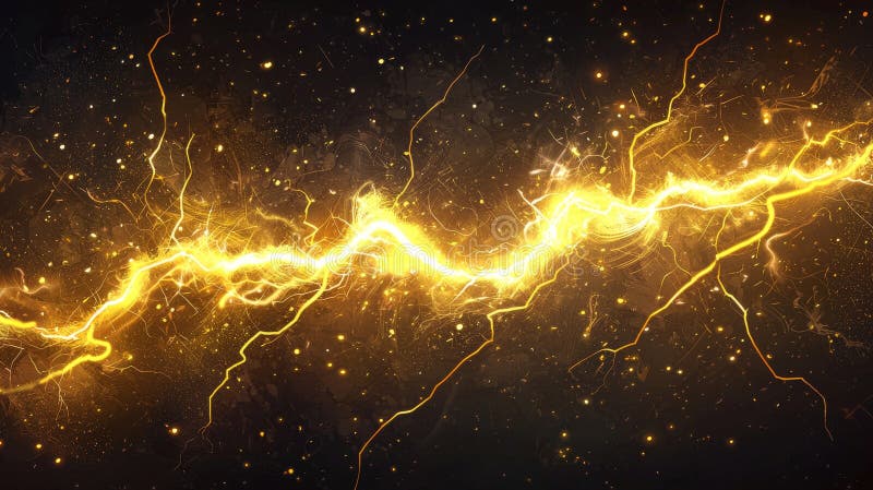 A Background with an Abstract Thunder Flash in a Comic Style. Stock ...