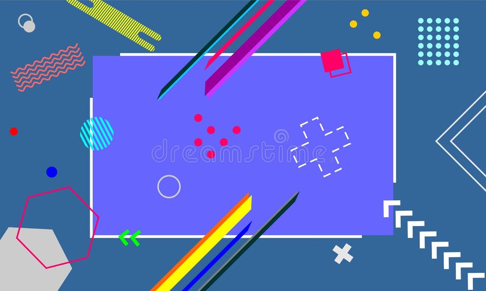 Background Abstract of Geometry Theme Stock Vector - Illustration of ...