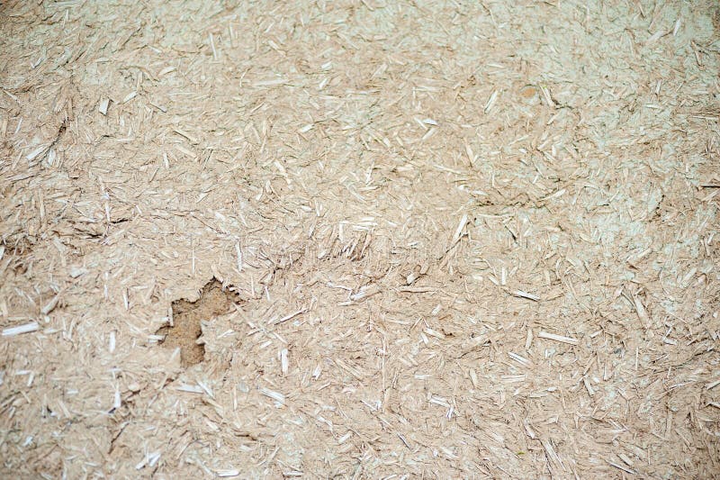 Background of Adobe Clay Plaster Texture with Straw Stock Photo - Image ...