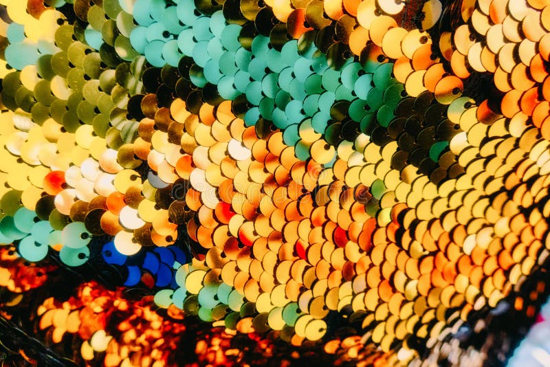Background Aesthetic Texture with Sequin Glitte Stock Image - Image of ...