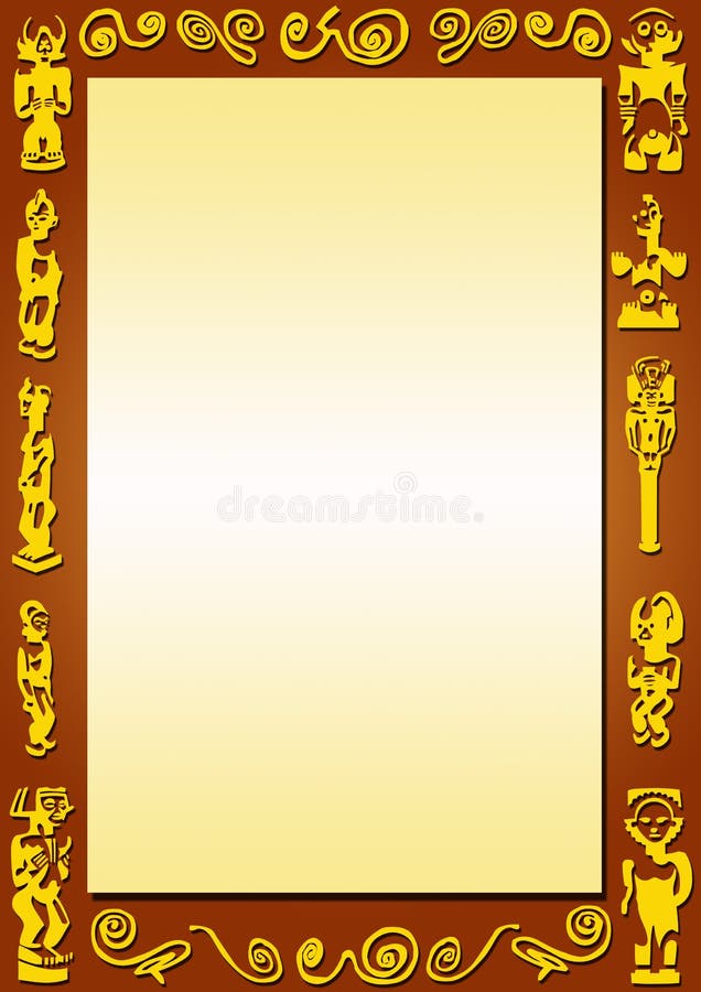 Background african border stock illustration. Illustration of banners ...