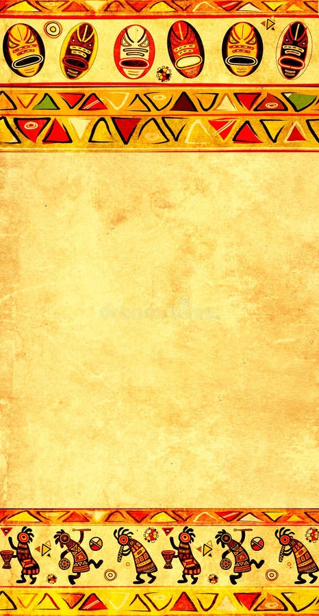 African national patterns stock illustration. Illustration of community ...