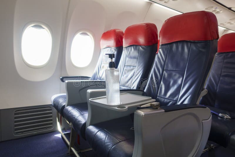 Background of Airplane Row Empty Seats Onboard , Travel and ...