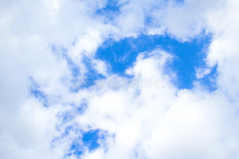 Background Airy Light Blue Sky White Cloud Effect Movement Up Web ...