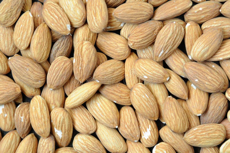 Almonds Close Up. Raw Food Diet Stock Photo - Image of healthy ...